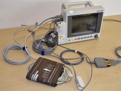 New Edan Im50 Multiparameter Monitoring System Ecg Nibp Spo2 Re