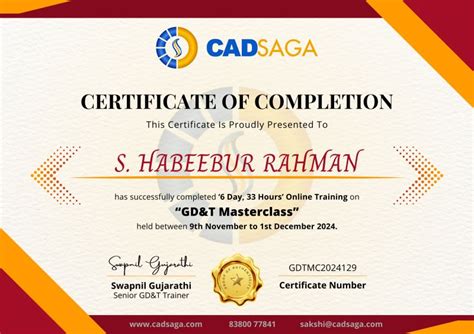 Habeebur Rahman S On Linkedin I Am Thrilled To Announce That Ive Successfully Completed The