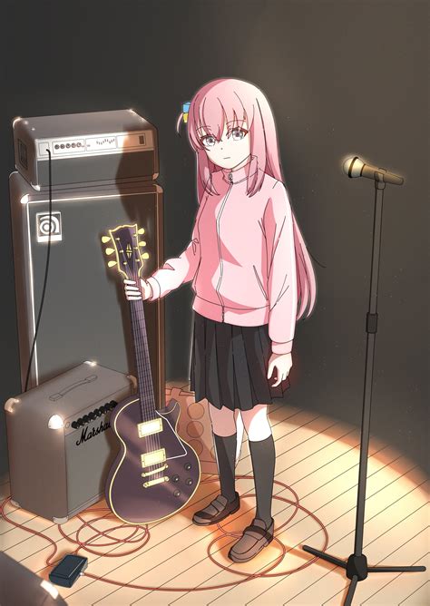 Gotoh Hitori Bocchi The Rock Drawn By Lemonztea Danbooru
