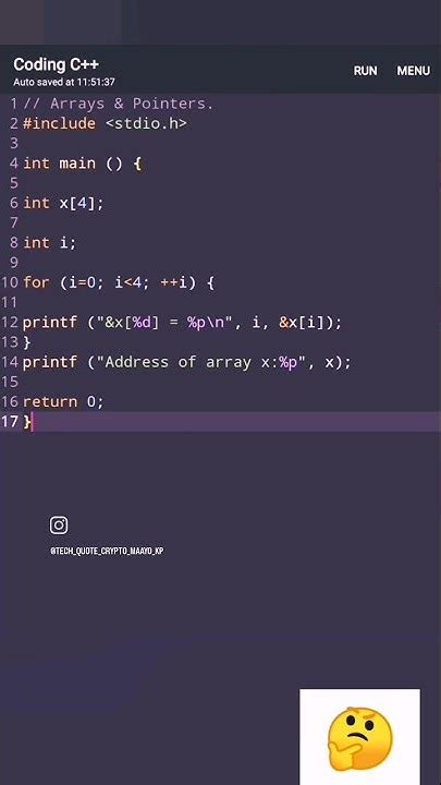 Arrays And Pointers In Cyoutubeshorts Trending Codinggirl Codingdays