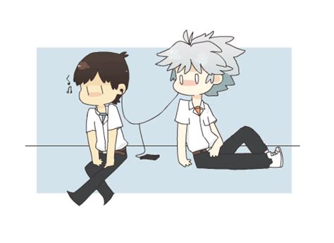 Shinji X Kaworu Gif