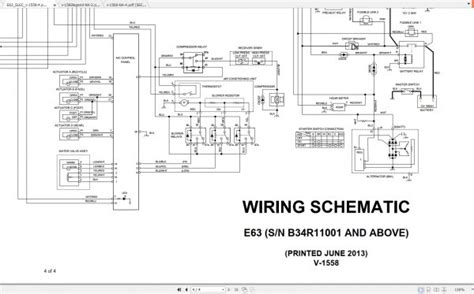 Bobcat Excavator E Hydraulic Electrical Schematic
