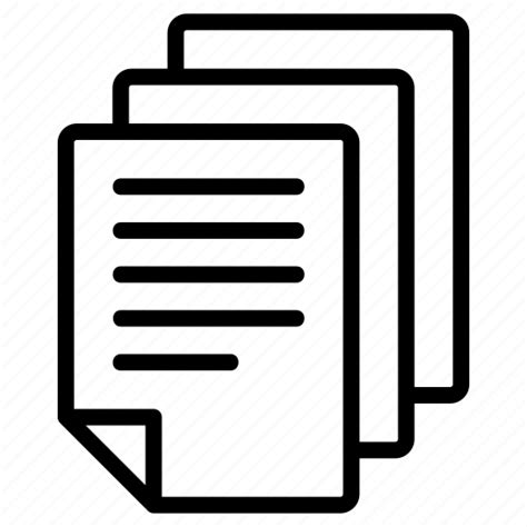 Documents Document Text Files Symbol Interface Icon Download On Iconfinder