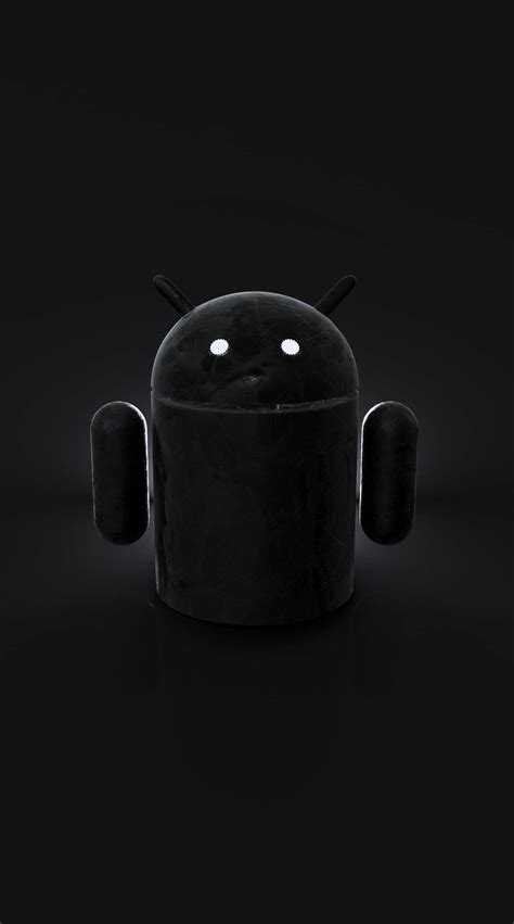 Download Dark Android 3d Logo Wallpaper