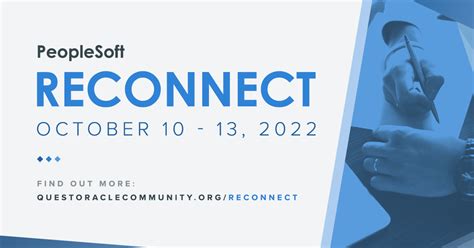 Peoplesoft Reconnect Quest Oracle Community