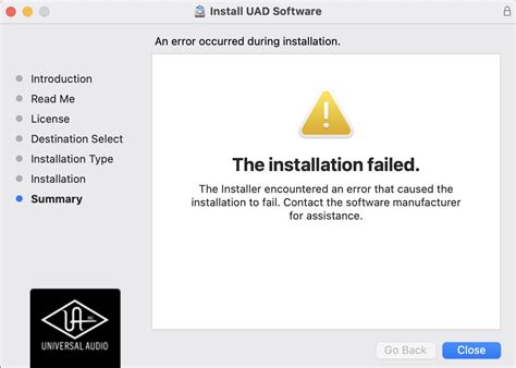 Uad Install Fail Runiversalaudio