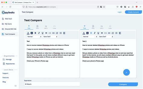 16 Tools To Compare Differences Between Two Text Documents