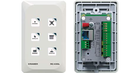 Kramer 6 Button Touch Sensitive Ethernet Control Keypad RC 43SL
