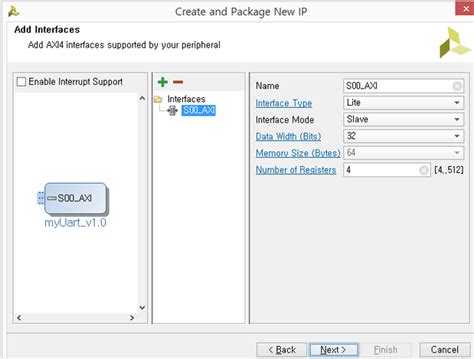 pcw1029 Axi Custom IP를 이용 UART PL PS