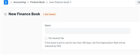 Finance Book Needed Checkbox Field In Account Module · Issue 34291 · Frappe Erpnext · Github
