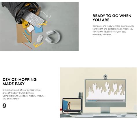 Logitech Pebble Keys 2 K380s Slim Minimalist Bluetooth® Keyboard With