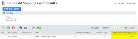Tech Tip Enabling Inline Edit Capability Extendtech Netsuite Solutions