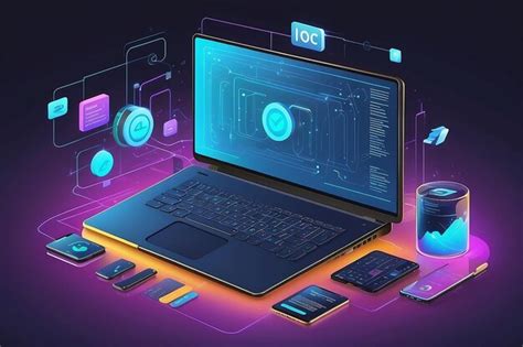 Premium Photo Low Code Development Concept Illustration