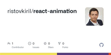 Github Ristovkiril React Animation