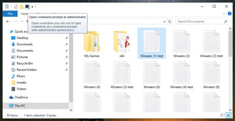 Open Command Prompt Elevated In The Current Folder