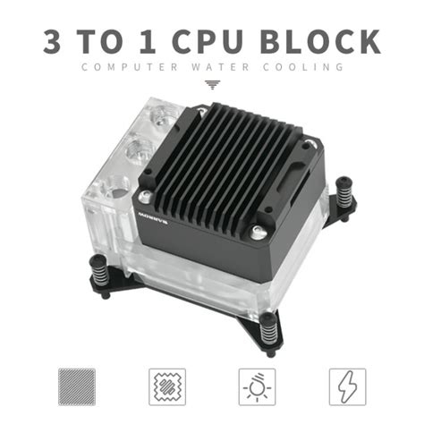 Barrow Aio Pump Reservoir Cpu Block 3 In 1 Water Cooling Sytem For Itx Case Lazada Ph