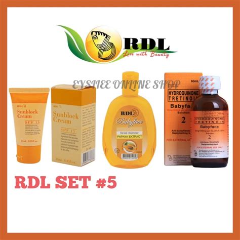 Rdl Set 5 Sunblock Cleanser 150ml Rdl 2 Lazada Ph