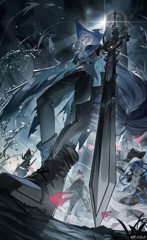 Skadi Specter Specter The Unchained Gladiia And Ulpianus Arknights Drawn By Qys Danbooru