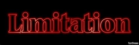 Limitation Text Effect And Logo Design Word