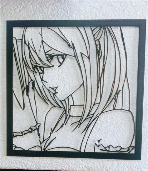 3d Printed Anime Wall Art Ranimeart