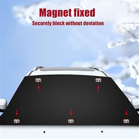 Сенник с магнитно закрепване за слънцезащита или защита от замръзване