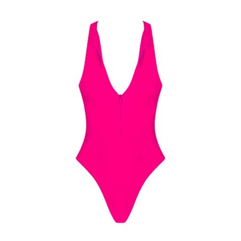 Pink Zip Swimsuit One Piece Ark Swimwear