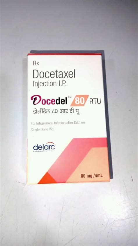 Docetaxel Injection 80mg At ₹ 156vial Taxotere In New Delhi Id