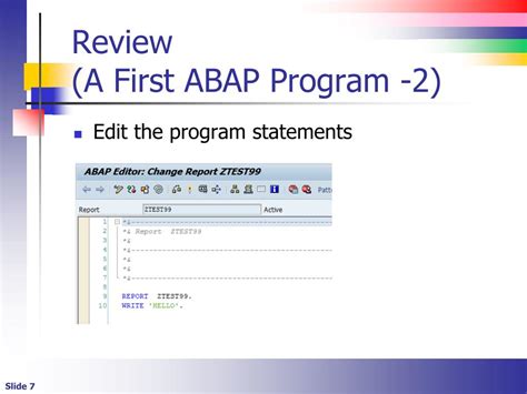 Ppt Introduction Abap Programs Powerpoint Presentation Free Download