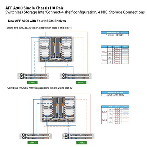 Netapp Aff A900 Dual Controller Filer Head Ha Ecs