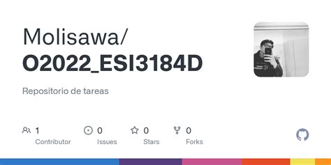 Github Molisawao2022esi3184d Repositorio De Tareas