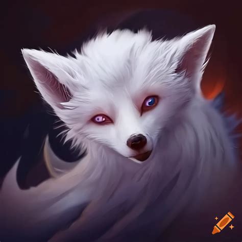 Anime White Nine Tail Fox Anime White Nine Tail Fox