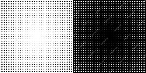 방사형 그라데이션 하프톤 도트 배경입니다 팝 아트 템플릿 텍스처입니다 벡터 일러스트 레이 션 프리미엄 벡터