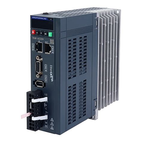 A6 Series 750w Ethercat Ac Servo Motor Kit 3000rpm 239nm 17 Bit