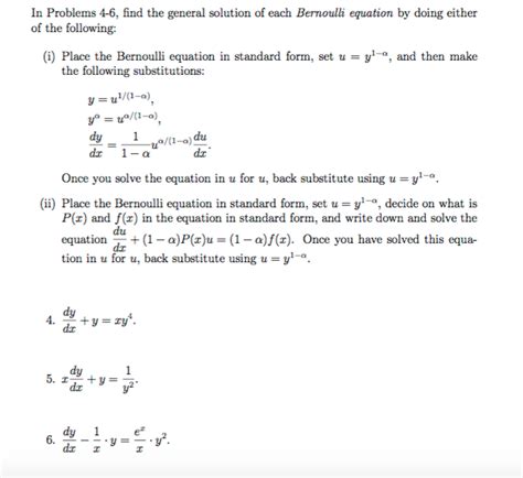 Solved In Problems 4 6 Find The General Solution Of Each