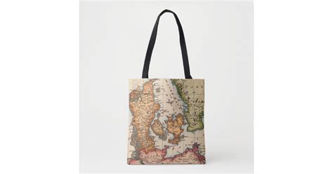 Antique Old Map Inspired 10 Tote Bag Zazzle