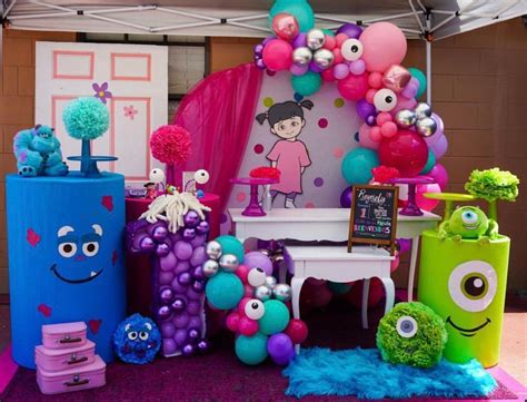 Monsters Inc Party Decoration Monsters Inc Birthday Party Etsy Monster Inc Party Monsters