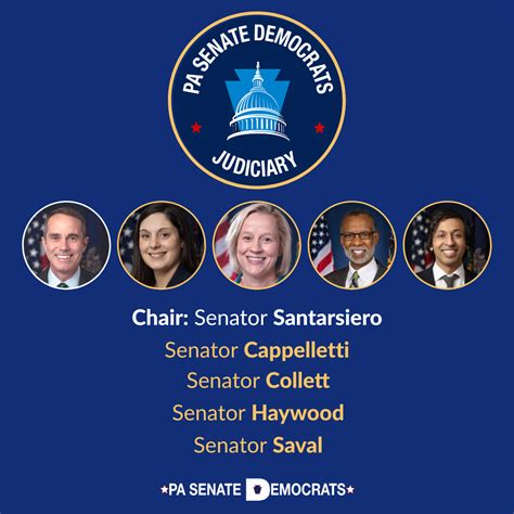 Committee Assignments 2023 24 Pennsylvania Senate Democrats