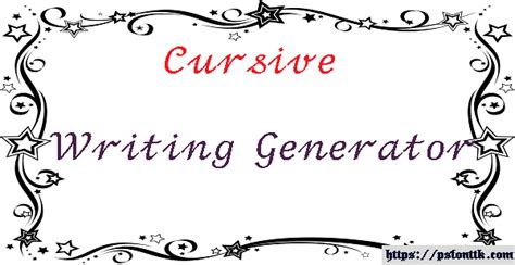 Cursive Writing Generator Psfont Tk Cursive Writing Generator Psfont Tk
