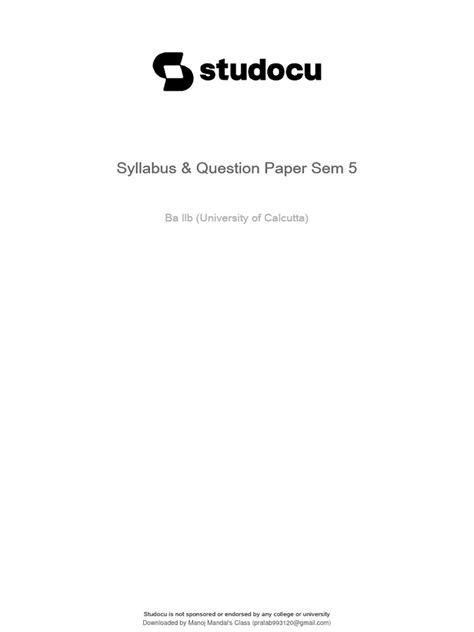 Syllabus Question Paper Sem 5 Pdf Administrative Law Supreme