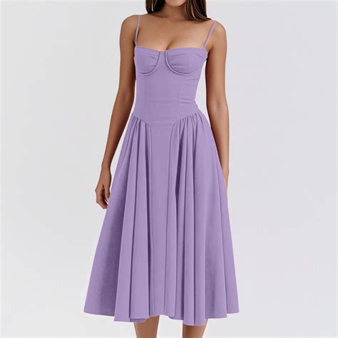 Aloohaidyvio Dresses For Women Womens Corset Dress Elegant Spaghetti