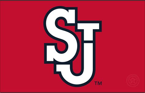 St Johns Red Storm Logo Primary Dark Logo Ncaa Division I S T