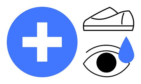 건강 관리 기호 의료 십자가 신발 눈물 방울이 있는 눈 라인 아트 개념에 대한 스톡 벡터 아트 및 기타 이미지 개념 개념과 주제 건강관리와 의술 Istock