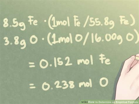 Ways To Determine An Empirical Formula Wikihow