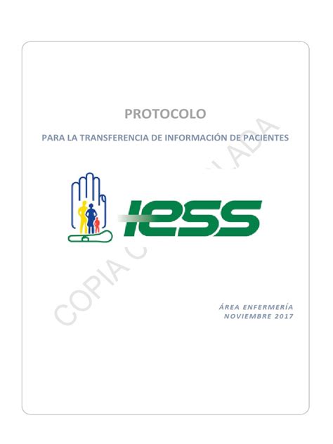 Transferencia De Informacion Pacientes Pt Dt En 005 V2 Cop