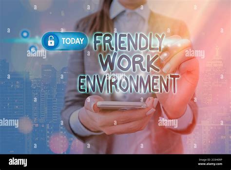 Handwriting Text Writing Friendly Work Environment Conceptual Photo