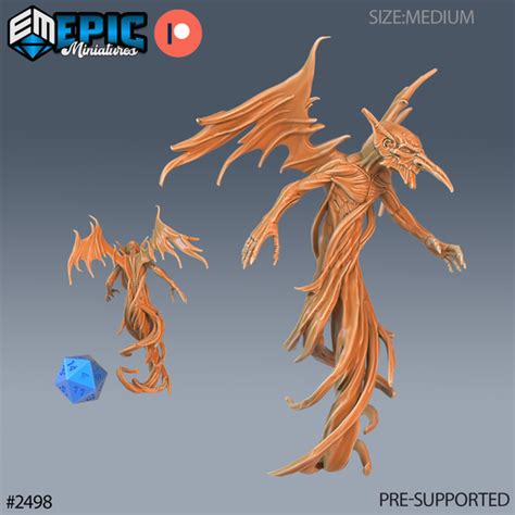 3d File Air Mephit ‧ Dnd Miniature ‧ Tabletop Miniatures ‧ Gaming Monster ‧ 3d Model ‧ Rpg
