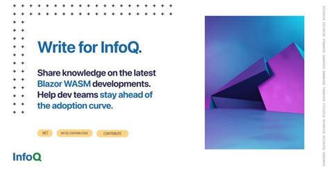 Infoq On Linkedin Blazor Wasm Azureapimanagement Dotnetmaui Azuredevops Mlnet Dotnet7