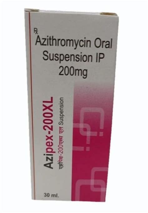 200mg Azithromycin Suspension Oral 200mg5ml At ₹ 114bottle In Surat