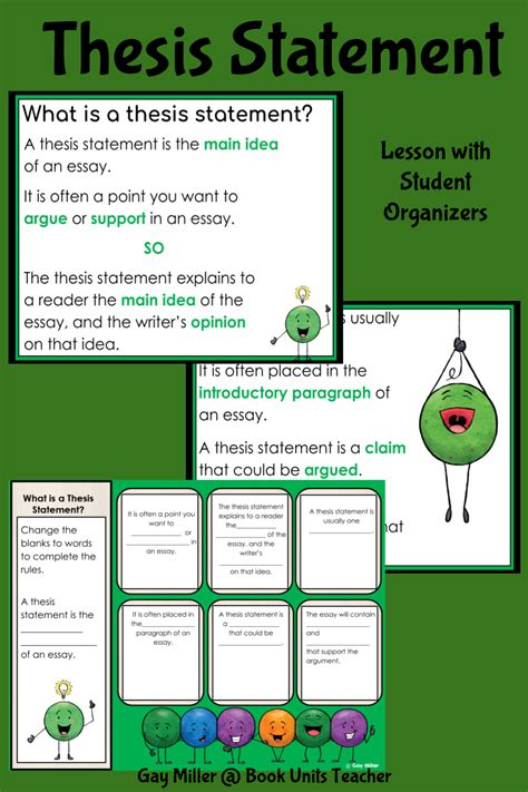Writing A Thesis Statement Artofit