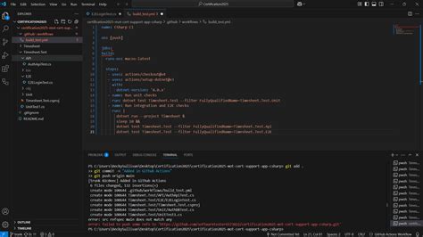 Testing Automation Course C Errors When Creating Github Folder And Git Push Discussions